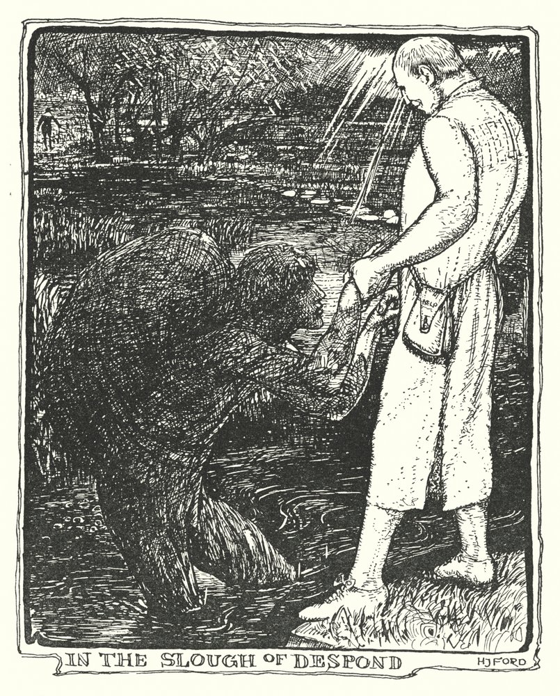 Illustration for The Pilgrim's Progress by John Bunyan