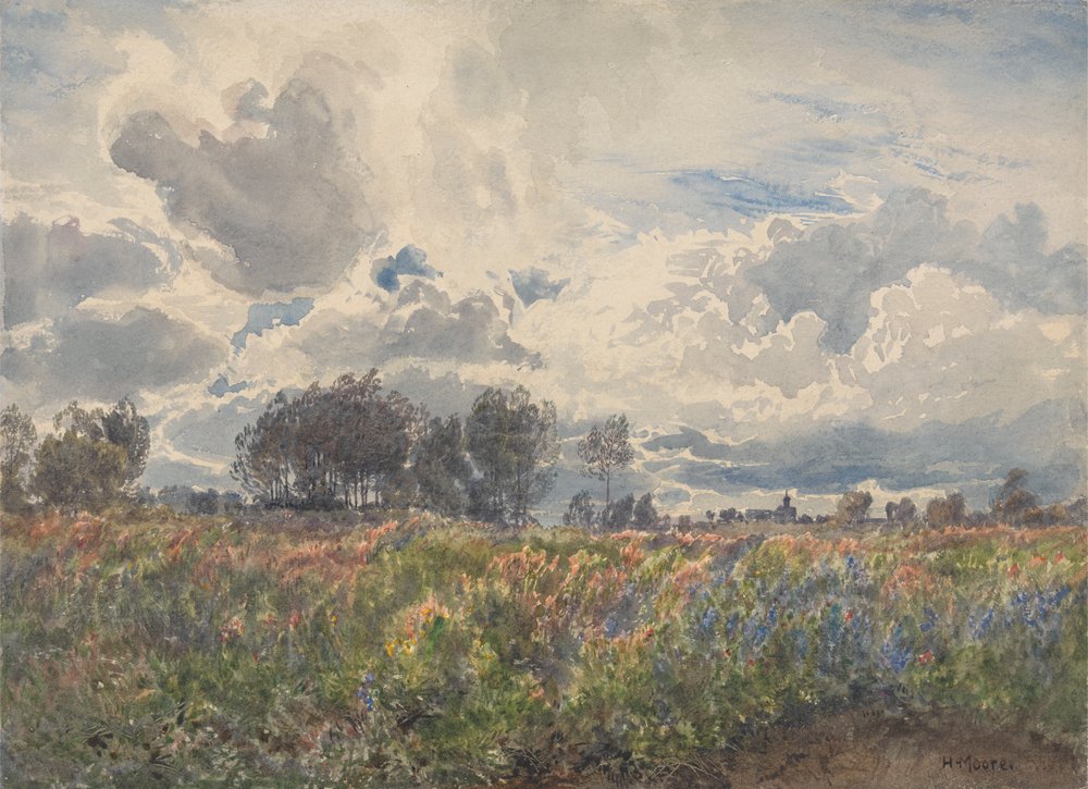 Showery June, Picardy by Henry Moore: Buy fine art print