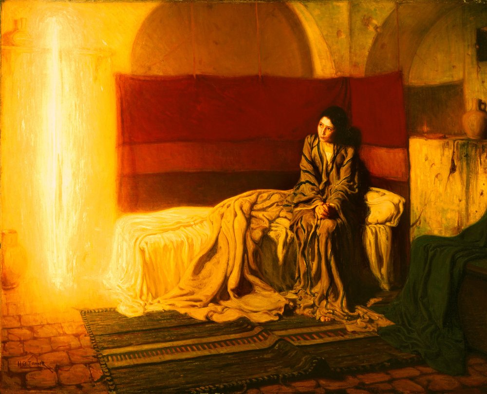 The Annunciation by Henry Ossawa Tanner: Fine art print