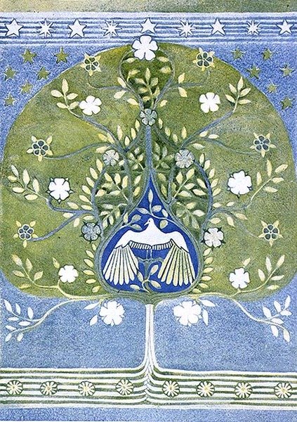 Design for an Appliqued and Embroidered Portiere Vol XIV from 'The ...