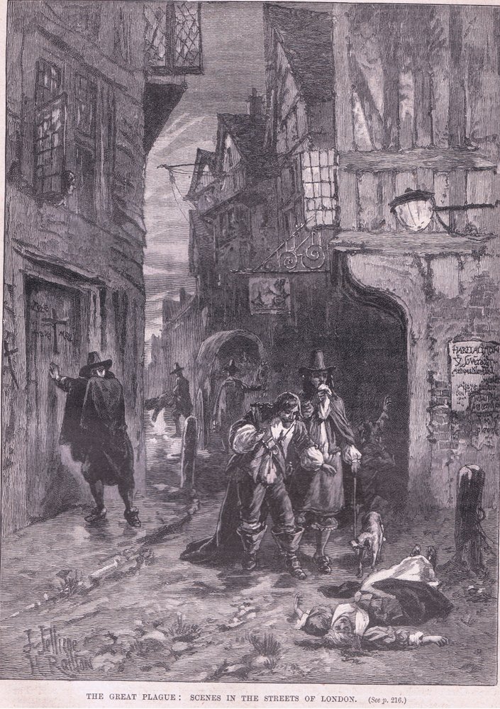 The Great Plague: Scenes in the streets of London AD 1665