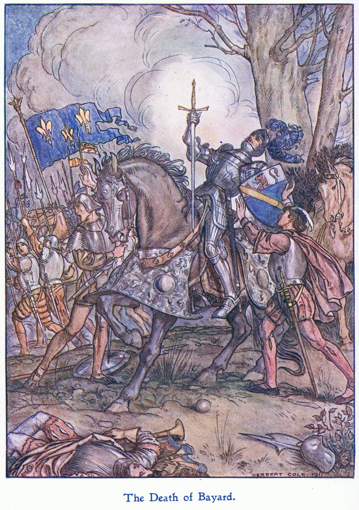 The death of Bayard by Herbert Cole: Buy fine art prints