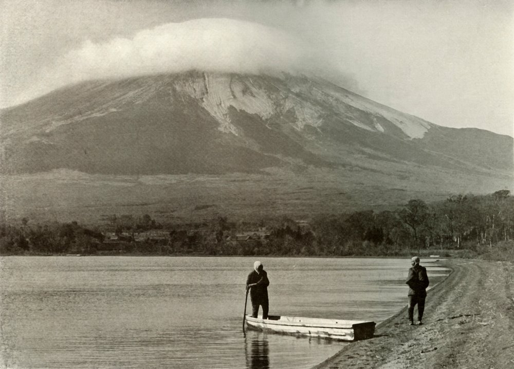 Fuji from Three-Days-Moon Lake, 1910 by Herbert Ponting