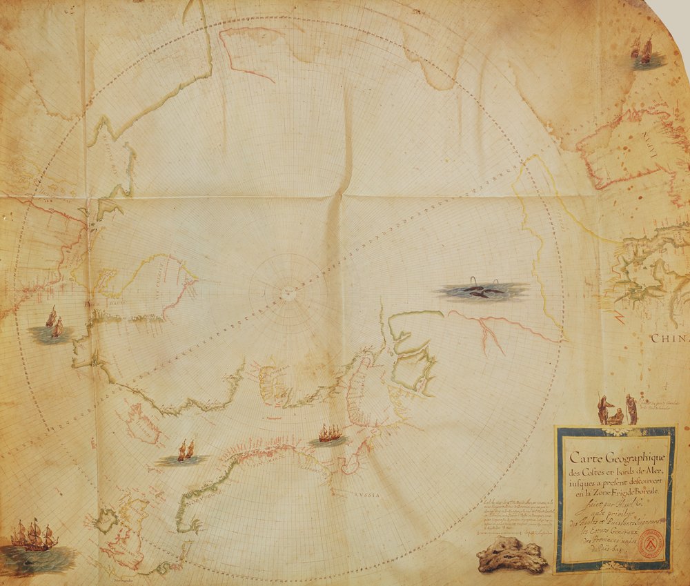The Polar Aurora, from a 'Collection of Dutch Marine Maps'