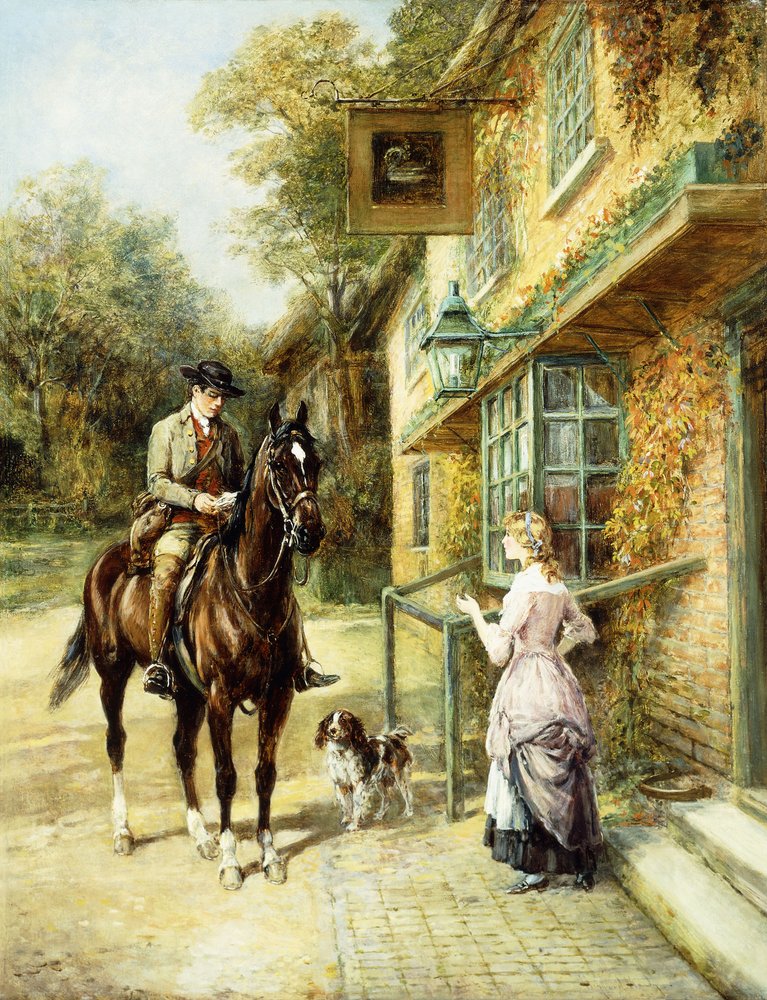 The Village Postman by Heywood Hardy: Buy fine art print