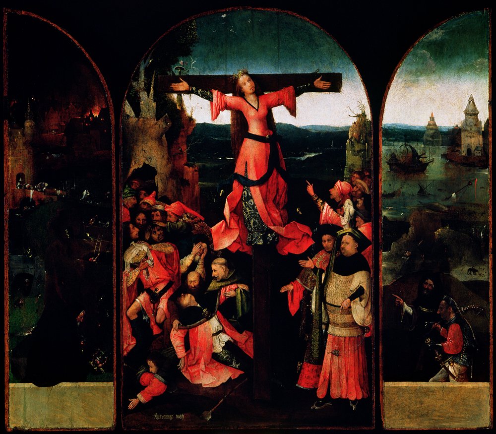 St. Liberata Triptych by Hieronymus Bosch: Fine art print