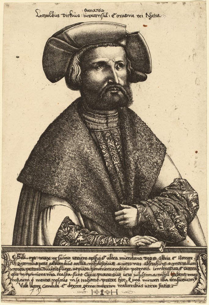 Leopold Dick by Hieronymus Hopfer: Buy fine art print