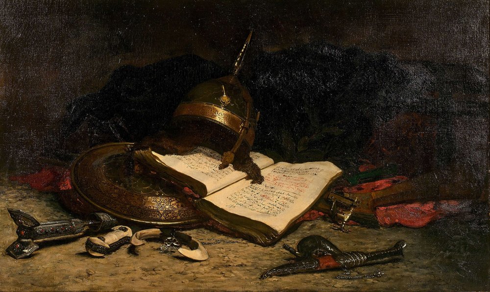 The Quran by Hippolyte Pierre Delanoy: Buy fine art print