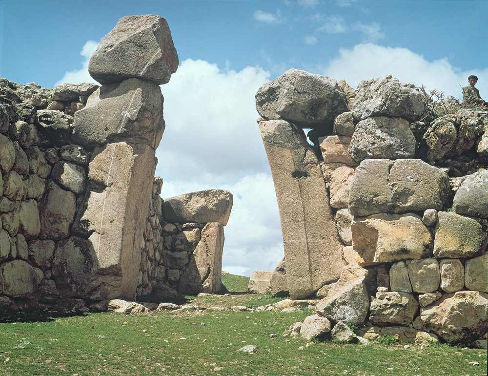 The King's Gate from the Walls of Hattusas by Hittite