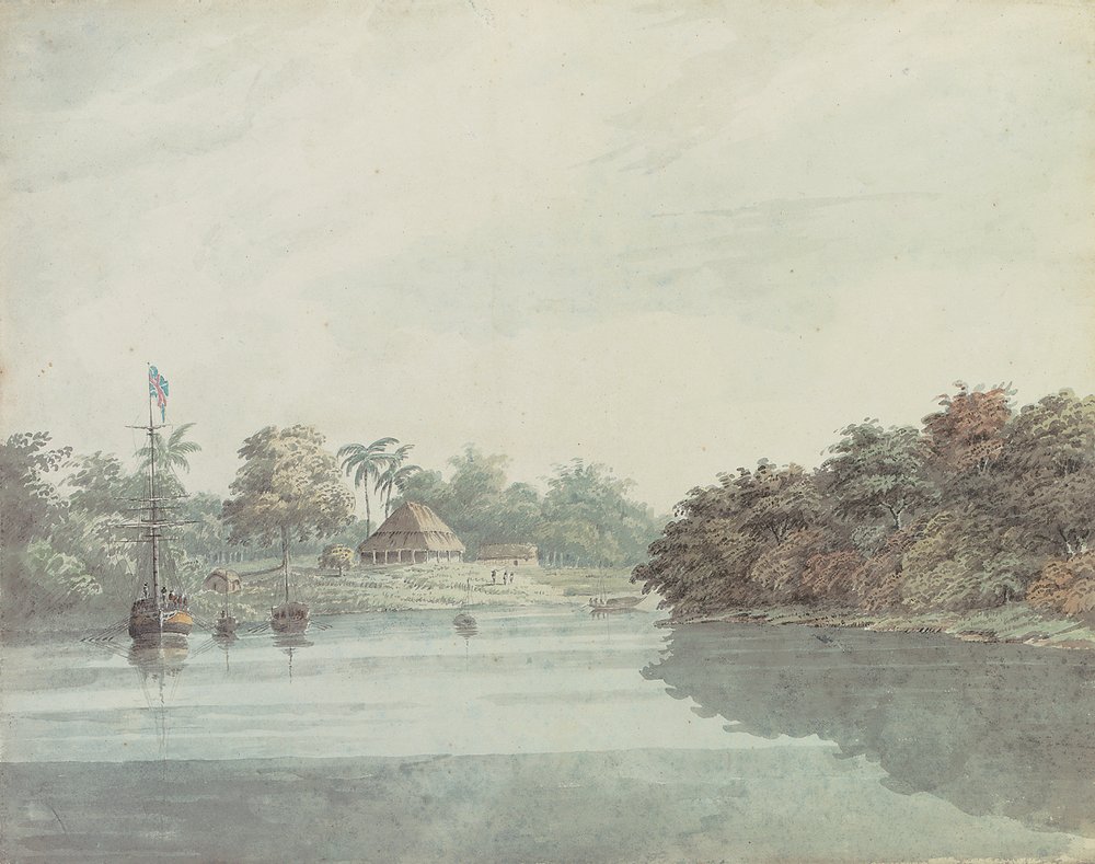 The Governor General's budgerow on the Ganges, Brahmaputra Delta