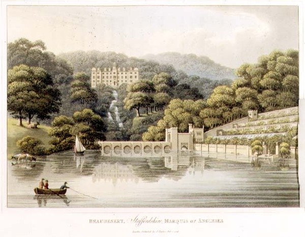Beaudesert, Staffordshire, from 'Fragments on the Theory and Practice ...