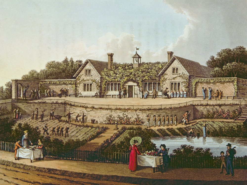 The Work House, illustration from 'Fragments on the Theory and Practice ...