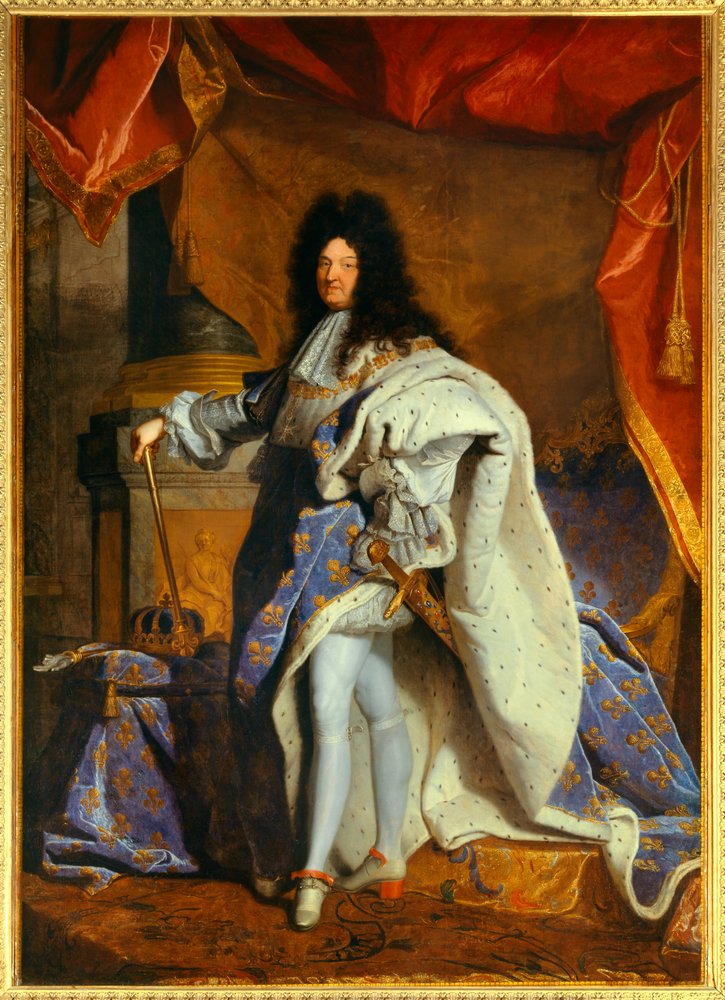 Full-Length Portrait of Louis XIV at Age 63 in Grand Royal Costume ...