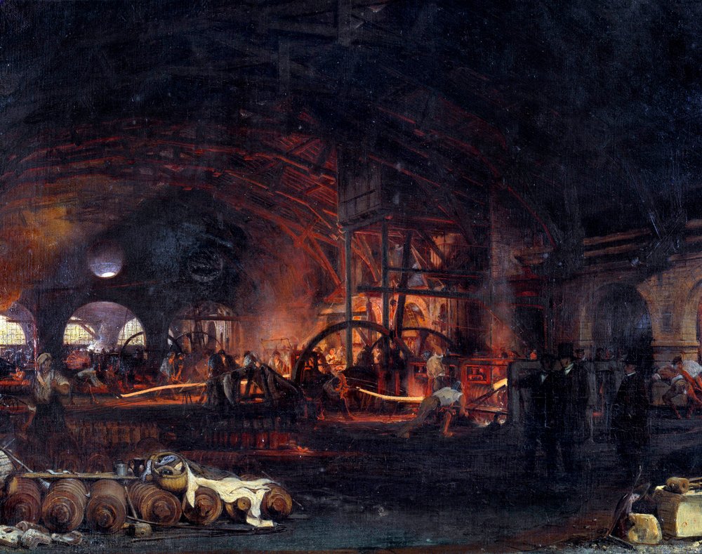 Industrial Revolution: La grande forge de Fourchambault (detail)