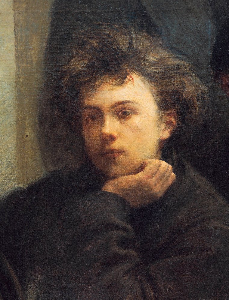 Portrait of Arthur Rimbaud (detail)