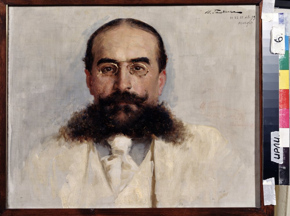Portrait of the writer, pedagogue, and playwright Vladimir I ...