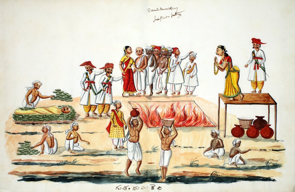 Funeral by Indian School: Highest-quality art reproduction