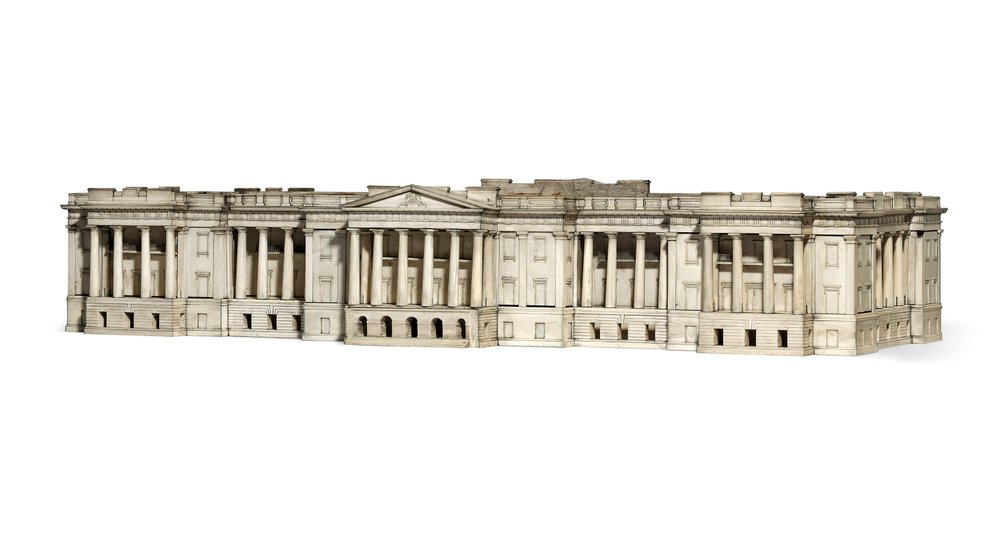 Model of the Hazarduari Palace, Murshidabad by Indian School