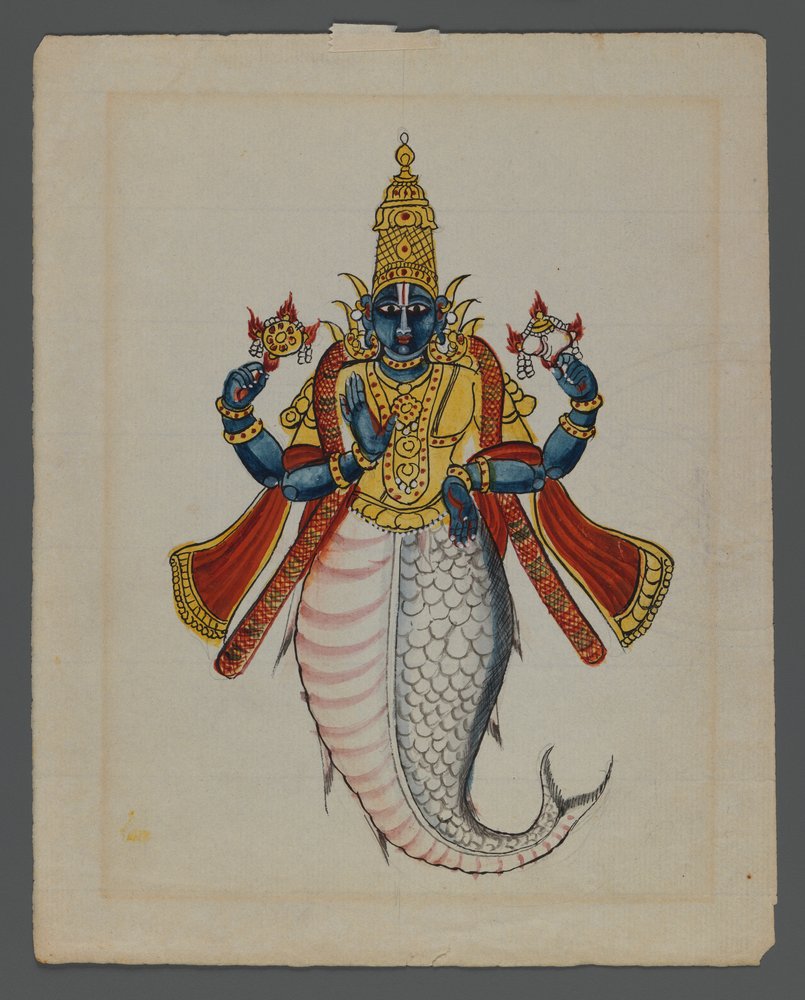 One of a set of nine images showing Indians in different professions