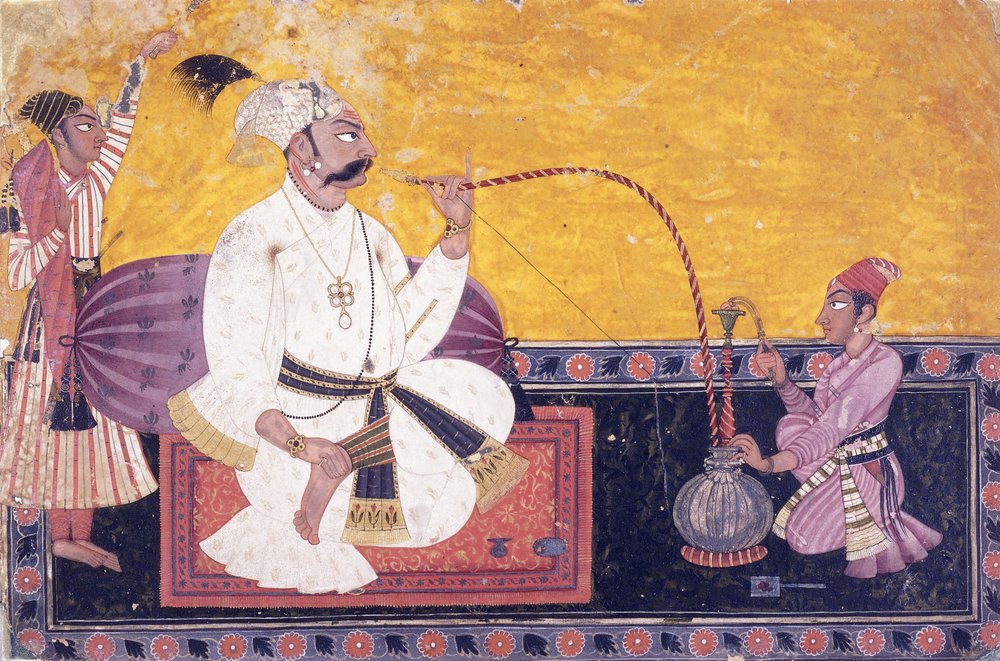 Portrait of Raja Kirpal Pal of Basohli by Indian School