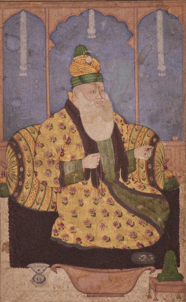 Portrait of a Sufi Sheikh by Indian School: Fine art print