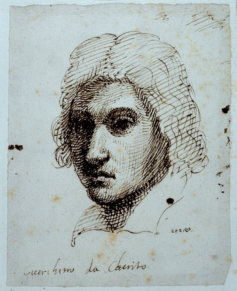 Drawing of Guercino by Inigo Jones: Buy fine art print