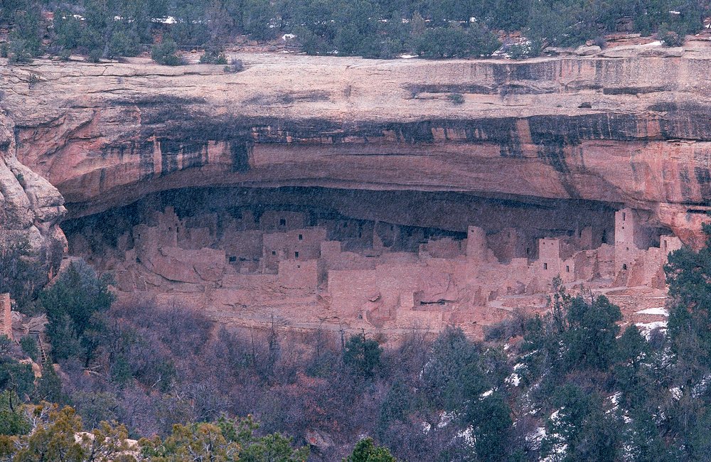 Cliff Palace in Mesa Verde National Park Located in the Southwestern ...