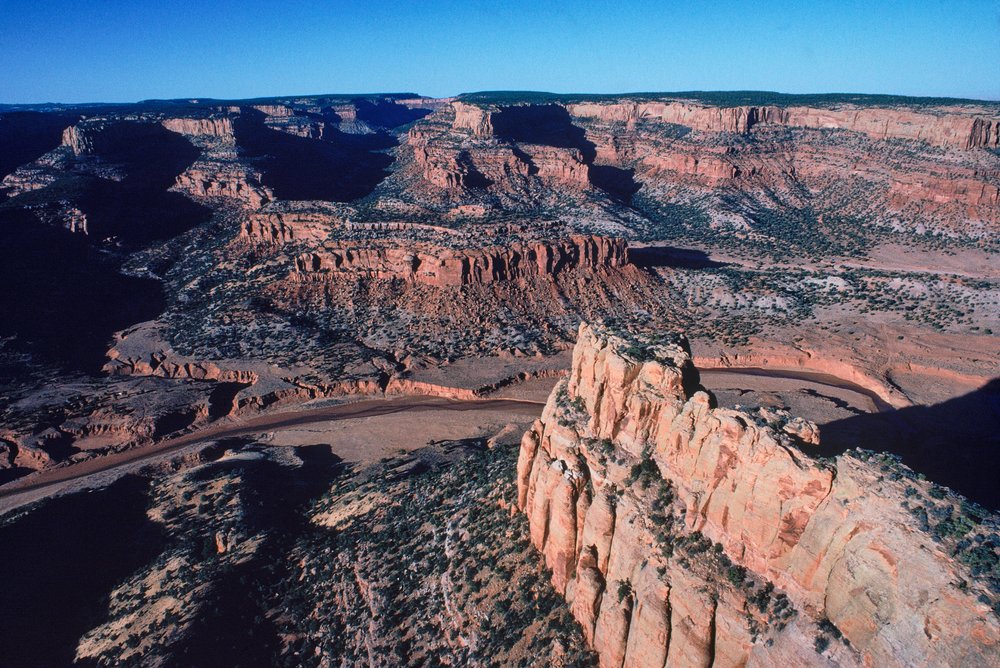 Tsegi Canyon, home of the Keet Seel Anasazi Indian ruins on the Navajo ...