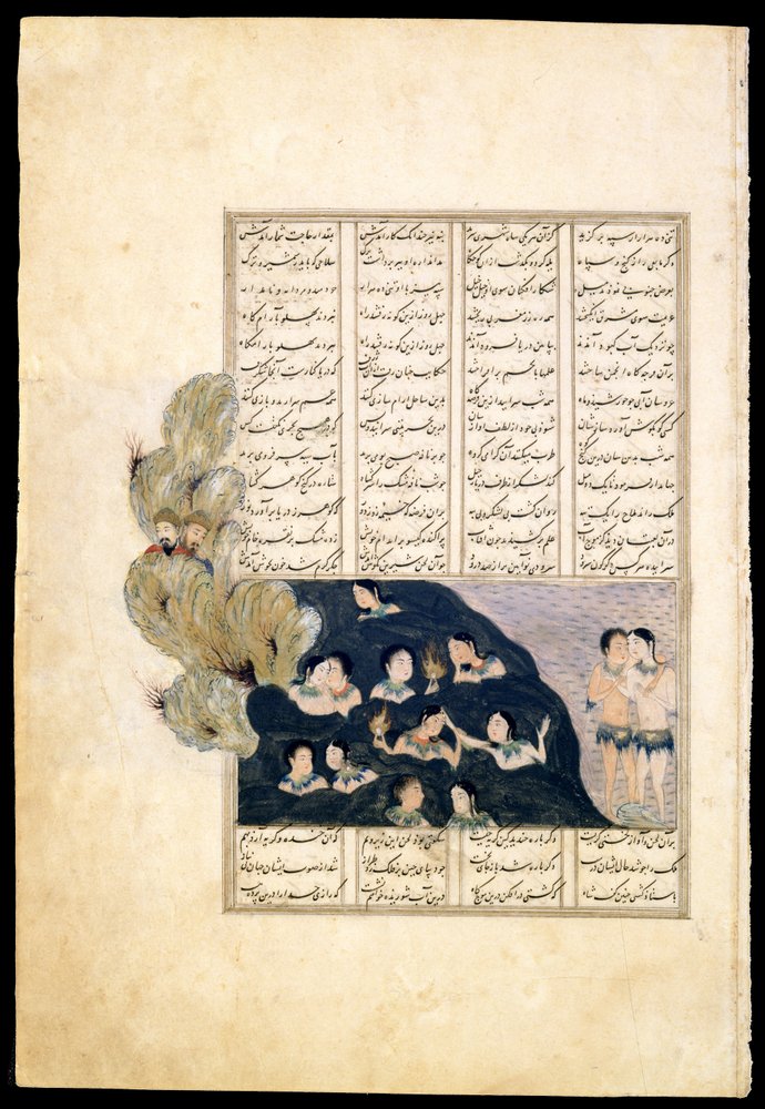 Iskander Watching the Sirens by Iranian Master