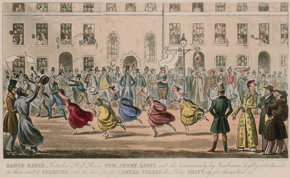 Banco Regis by Isaac Robert Cruikshank: Buy fine art print