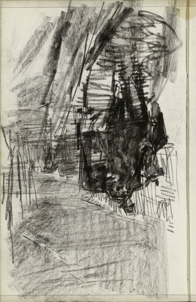 Carriages on the Street by Isaac Israels: Fine art print