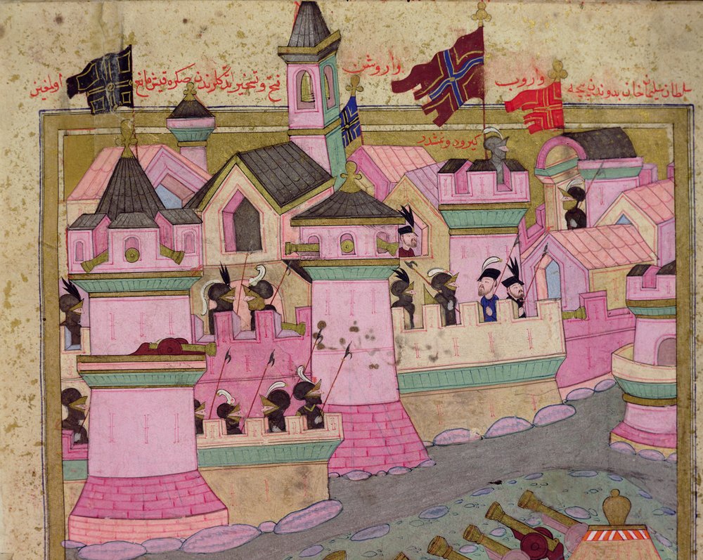 Siege of Vienna by Suleyman I the Magnificent, in 1529, from the ...