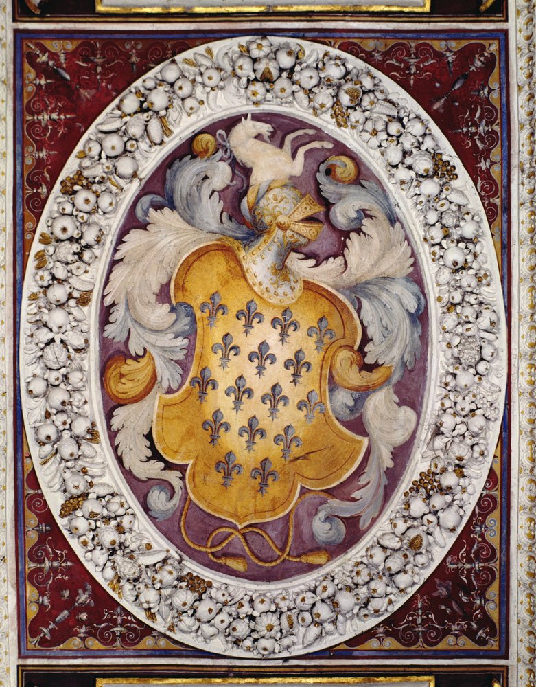 Crest of the Farnese family by Italian School