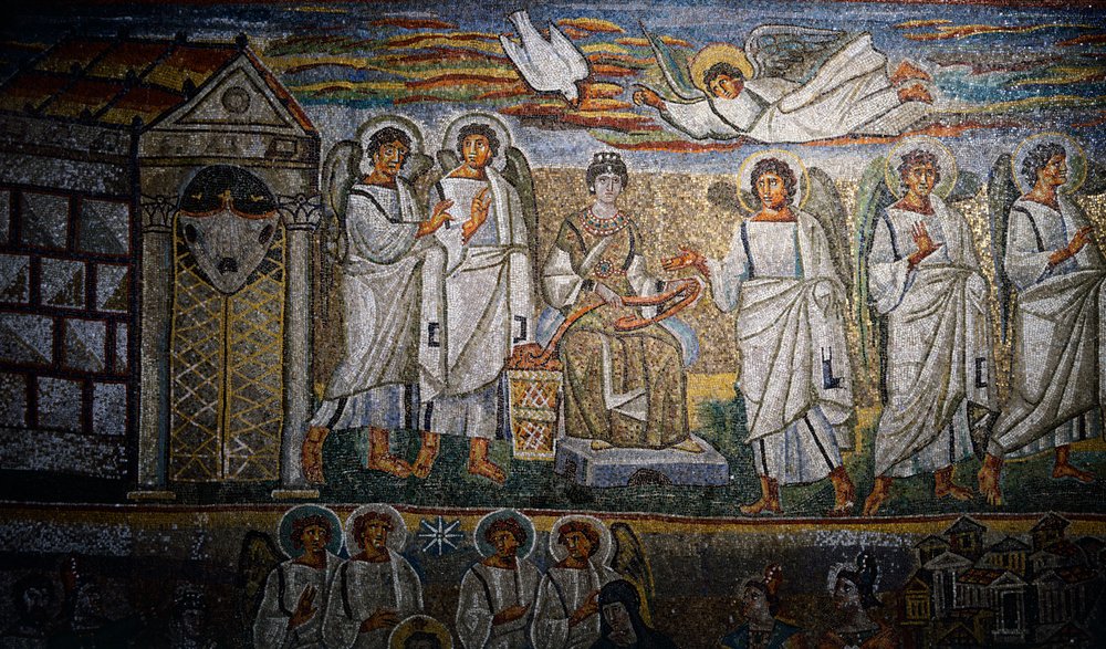 Detail from Scenes from Christ's First Coming and Jesus' Infancy ...