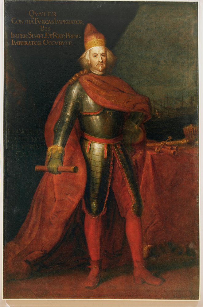 Francesco Morosini, Doge of Venice, distinguished in the wars against the Turks