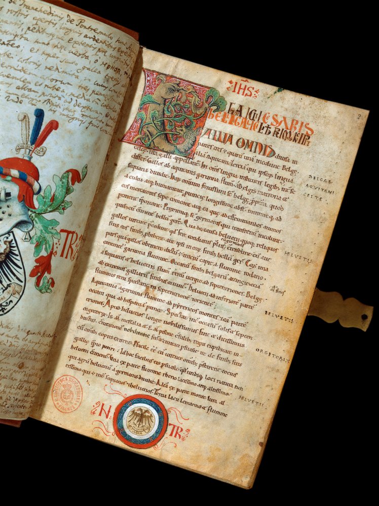 Manuscript “De Bello Gallico, Comments on the War of the Gauls” by ...