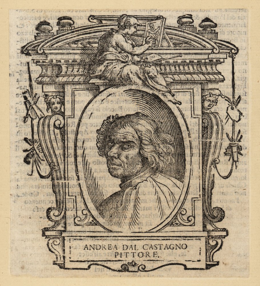 Portrait of Andrea dal Castagno by Italian School