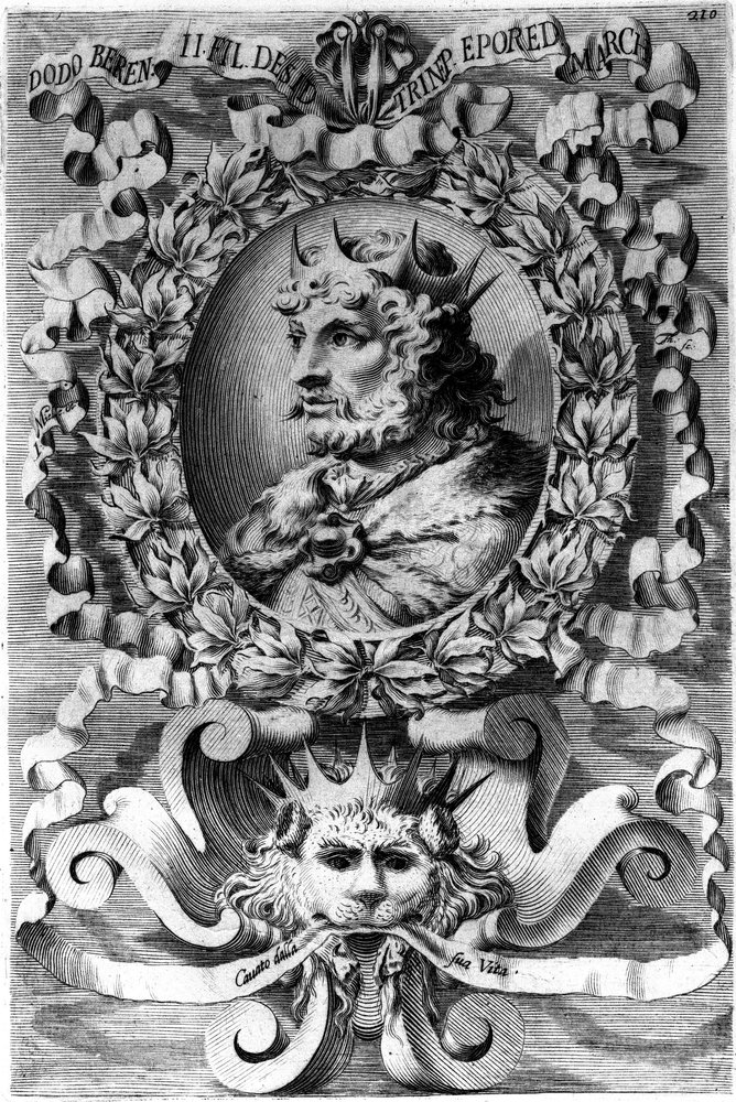 Portrait of Berenger II D'ivree, King Of Italy (Berengario II) (900-966)