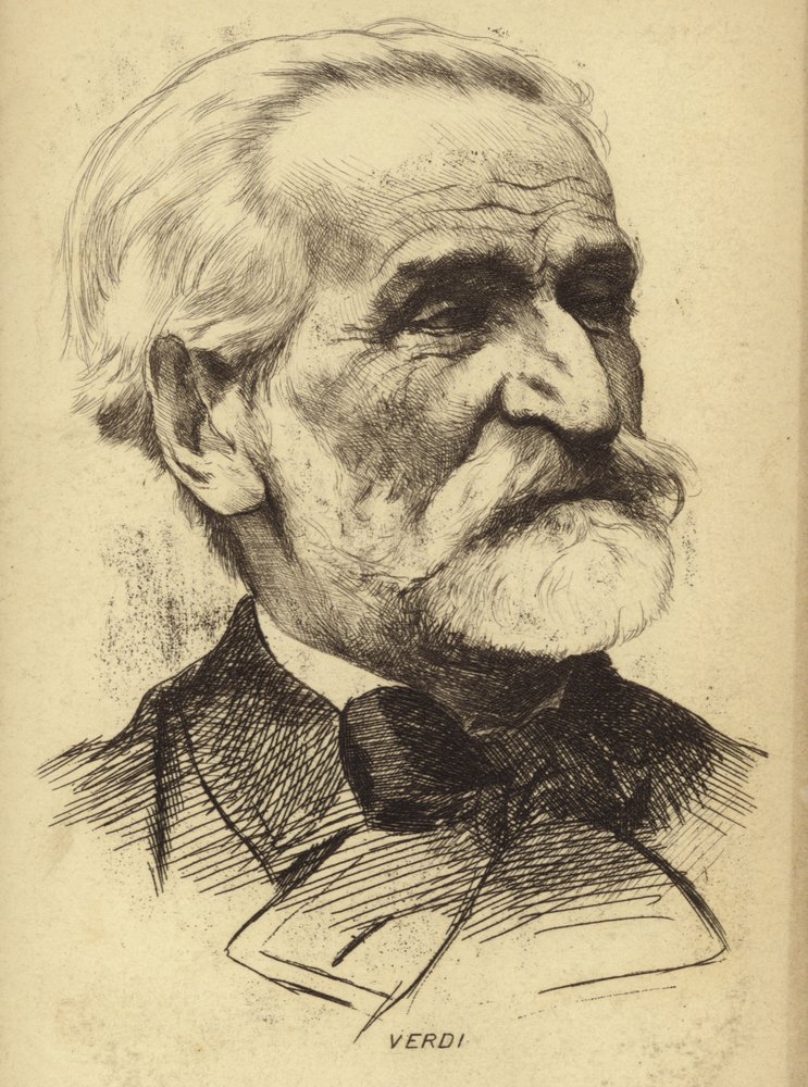Portrait of Giuseppe Verdi by Italian School