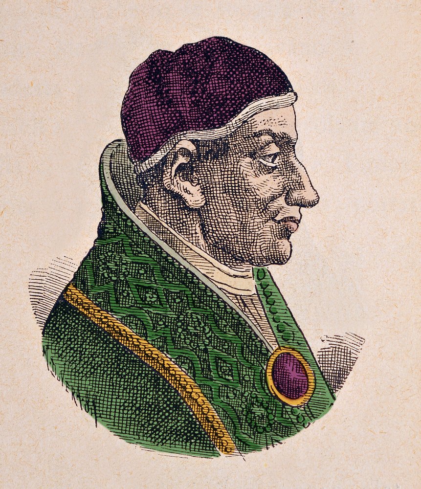 Portrait of Pope Paschal I by Italian School