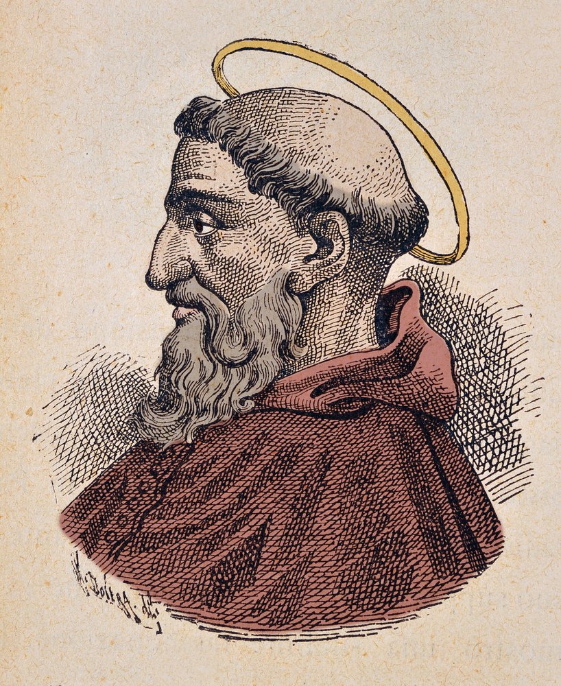 Portrait of Pope Telesphore (125-136/138) by Italian School