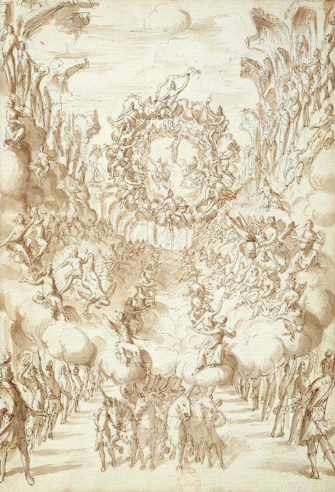 Set design for operas at the San Salvatore theatre in Venice