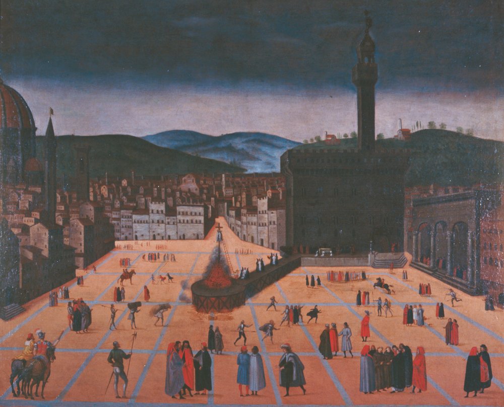 The Execution of Girolamo Savonarola by Italian School