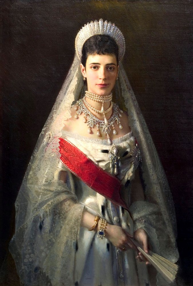 Portrait of Empress Maria Feodorovna, Princess Dagmar of Denmark