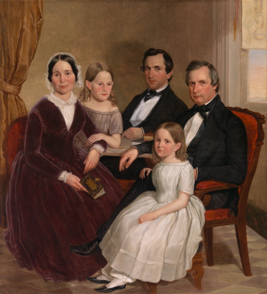 William Jervis Hough and Family, c. 1852-1853