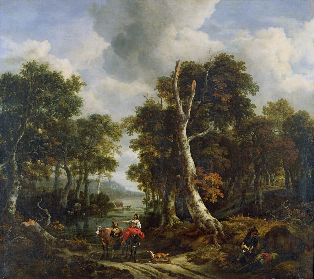 The Forest, c.1660 by Jacob van Ruisdael: Fine art print