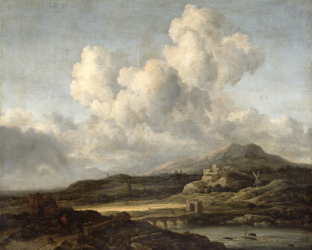 Sunny Landscape by Jacob van Ruisdael: Buy fine art print