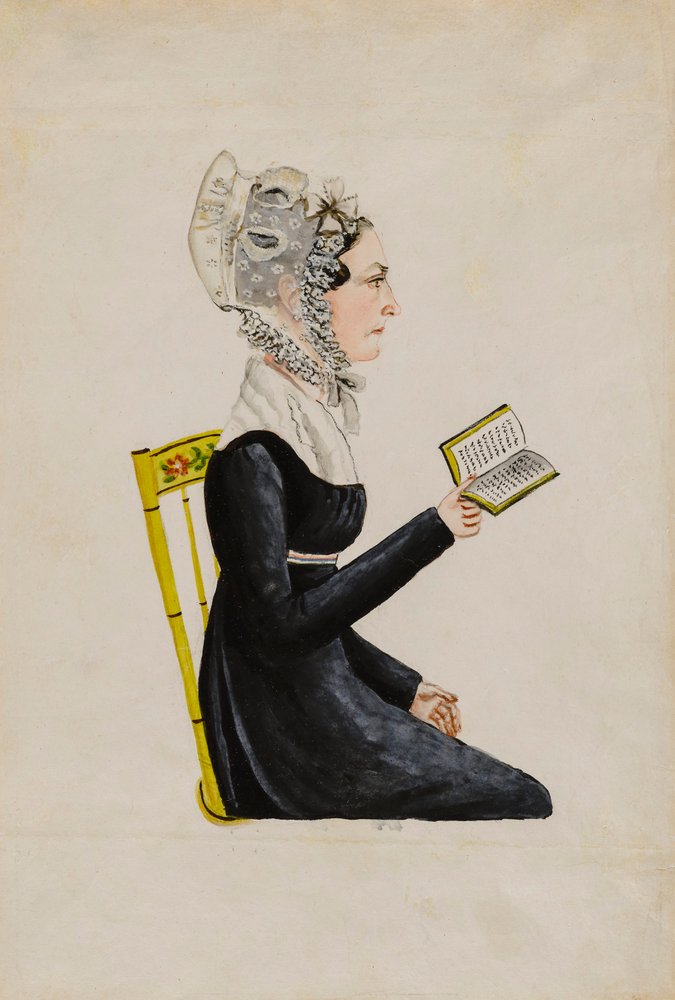 Portrait of Elizabeth Sweitzer Musser by Jacob Maentel