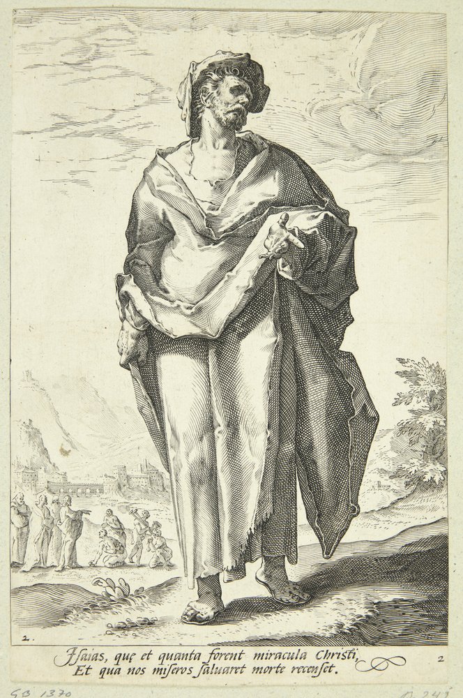 Isaiah by Jacob Matham: Highest-quality art reproduction