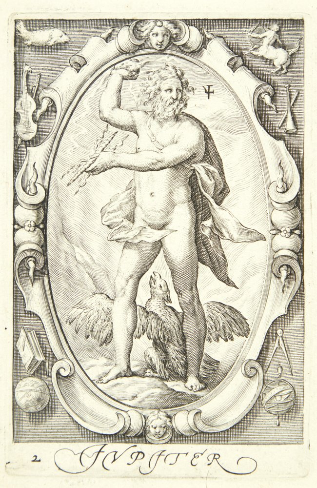 Jupiter by Jacob Matham: Highest-quality art reproduction